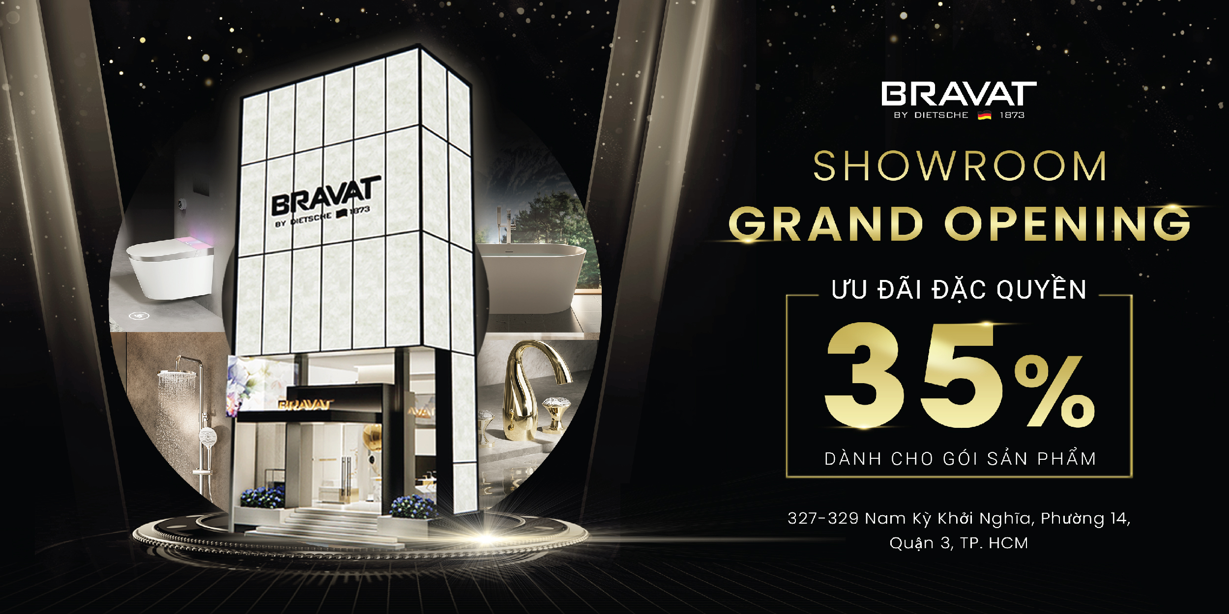 Thiết Bị Vệ Sinh Cao Cấp BRAVAT đối tác phân phối độc quyền tại HCM, Miền Nam & Tây Nguyên